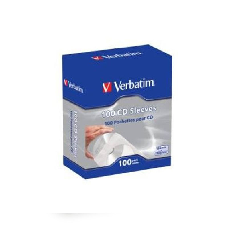 Sobre, PCd, Cajax100, Papel, Blanco, Con, Ventana, 49976, Verbatim